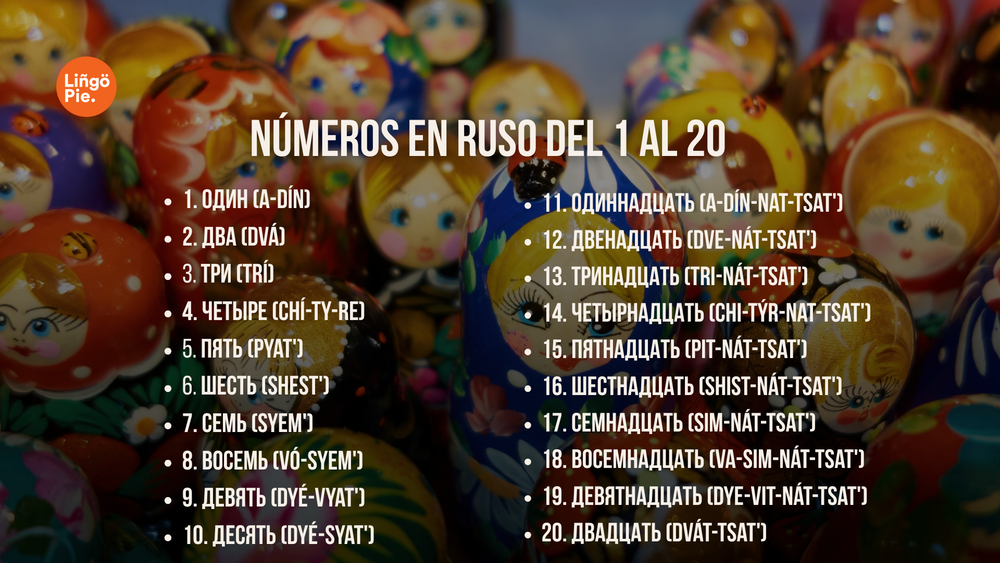 Los números en ruso: [guía básica 2025]